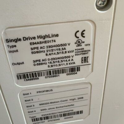 Lenze伦茨驱动器E94ASHE0174现货 成色漂亮 实