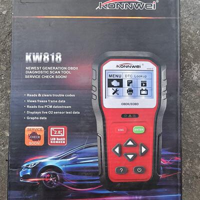KONNWEI KW818 OBDII诊断仪 2.8寸彩屏