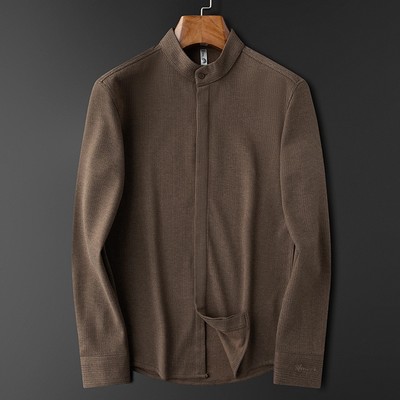 brgk冬季加绒加厚保暖衬衫