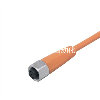 易福门传感器M12公母头带插座电缆EVT064  EVT071 EVT124