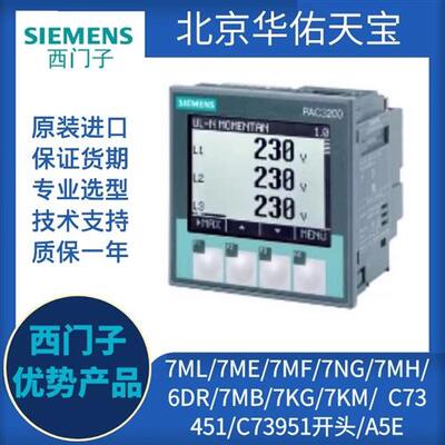 测量仪表7KM2111/2112/3120/3133/4212/5412/9200/9300订制
