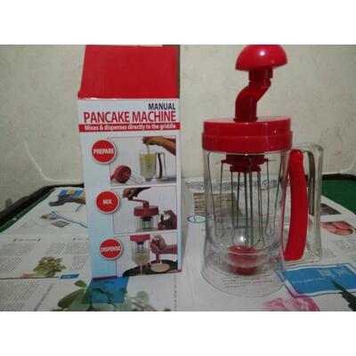 手摇面糊杯pancake machine手动分液器烘焙工具分配器漏杯搅拌杯