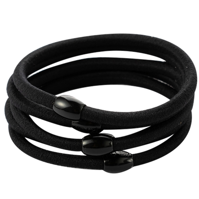 sanfu三福2024新款扎头发马尾发圈少女橡皮筋头饰5根装女生发绳潮