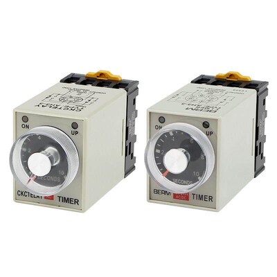 速发时间继电器Ac220V24V Bele延迟继电器Ah-2定时器继电器Ah-