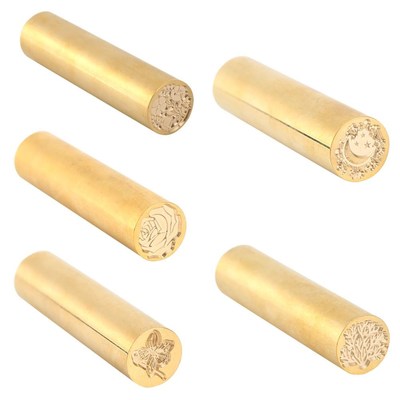 3D Stamp Carve Plant Pattern Seal Wax Wedding Invitation Woo