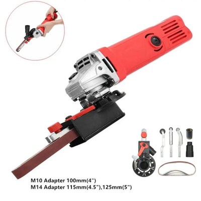 DIY M10 Sanding Belt Adapter Attachment Converting 100mm Ele