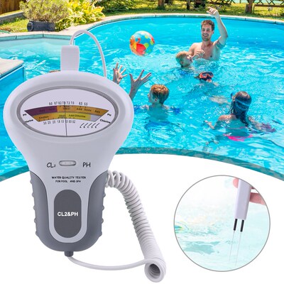 PH Cl2 Level Tester Water Quality Pool Analytical Instrument