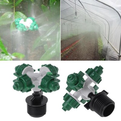 4 Atomized Nozzles Seedling Water Sprayer External Thread Co