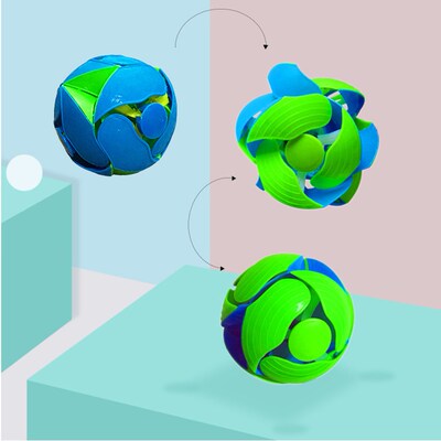 8cm Ball Color Flipping Ball Pitch Color Switch Ball Child's