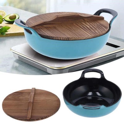 Enamel Dutch Oven Cast Iron Pot Non-Stick Soup Pot Cookware