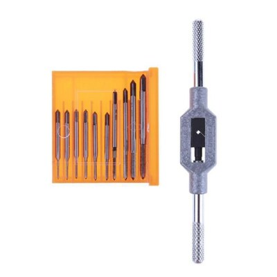 11Pcs/set M1-M3.5 Mini Screw Tap Set Hand Thread Wire Tappin