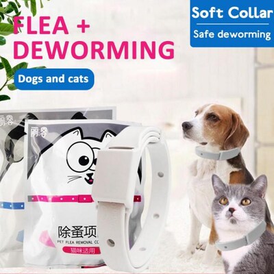 Pet Flea Collar Plant Extract Anti Flea Mite Tick Collar Adj