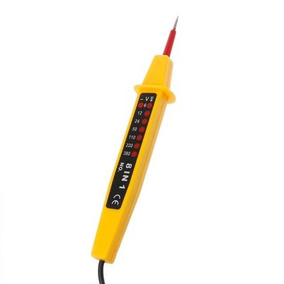 8 In 1 Tester Voltage AC DC 6-500V Auto Electrical Pen Detec