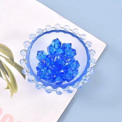 DIY Crafts Crystal Epoxy Resin Mold Lacework Plate Dish Cast