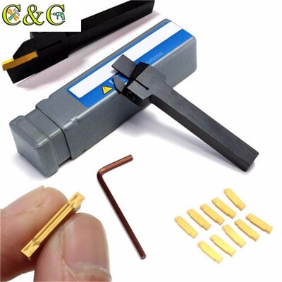 MGEHR 1010-2 10x10 x100mm Grooving Tool Holder With 10pcs MG