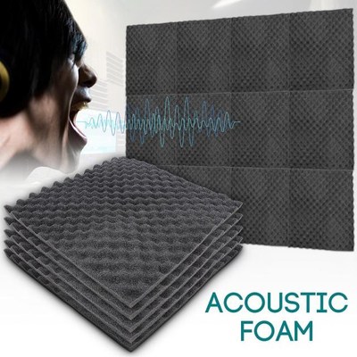 50 x 50cm Thickness 1.5cm SoundProofing Acoustic Foam Treatm