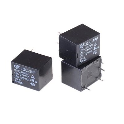 5Pcs/lot Mini Power Relays SRD-S-112DM 15A 125VAC 4Pins Coil