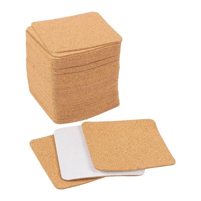 Self-Adhesive Cork Coasters,Cork Mats Cork Backing Sheets fo