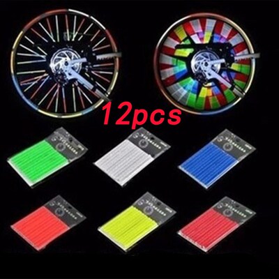 Dazzle reflective spoke ring dead fly road mountain bike war
