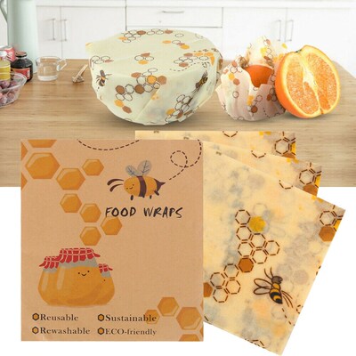 hot sale Reusable Natural Beeswax Reusable Food Wraps Eco Li