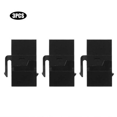 3pcs RJ45 Connector CAT6 Straight Through Networks Module In