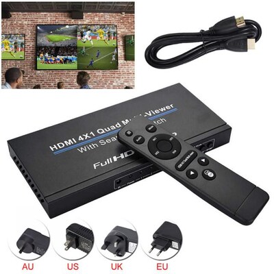 Switcher Seamless Multiviewer Switch IR Screen Splitter Conv