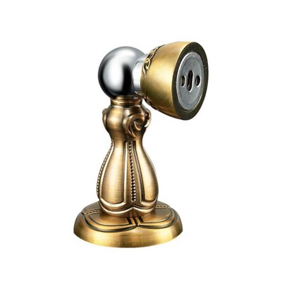 Carved Delicate Doorstop Magnetic Door Stops Zinc Alloy Stop