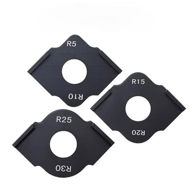 3Pcs Wood Panel Radius R Plate Quick-Jig Router Table Bit Co