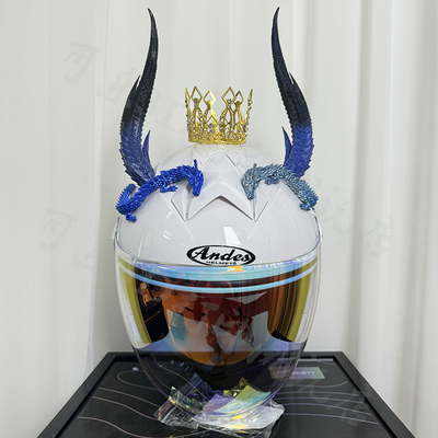 炫酷头盔角犄角头盔配件恶魔角