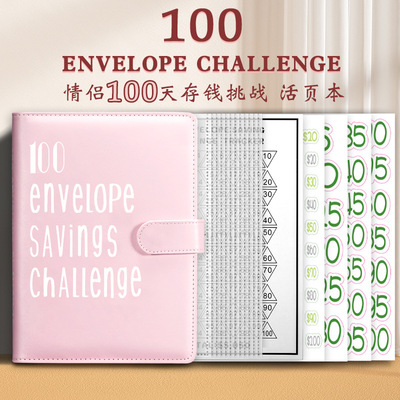 100envelope savings challenge book money budget binder cash