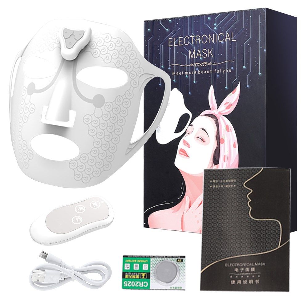 Electronic Facial Mask Charging Massage Device Face Massager_虎窝淘