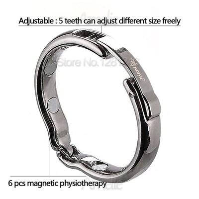 Adjustable SIZE Cock Ring Glans Ring Magnetic Sheath Compoun