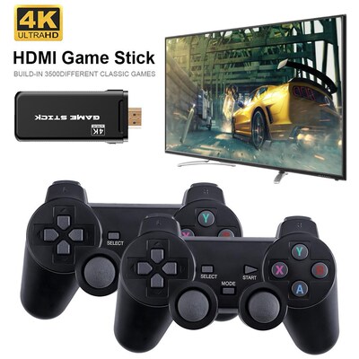 4K Games USB Wireless Console 3500 Classic Game Stick Video