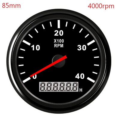 Diesel Engine Tachometer Car Boat Marine Tacho Meter Gauge 6