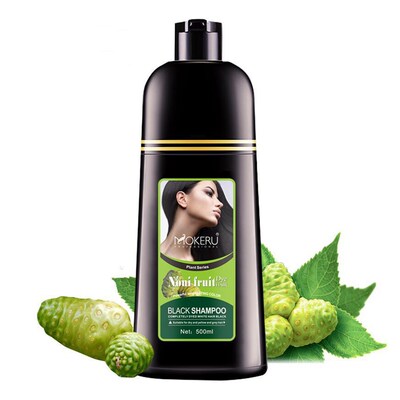 Mokeru Organic Natural  Hair Dye 500ML Plant Essence Bla