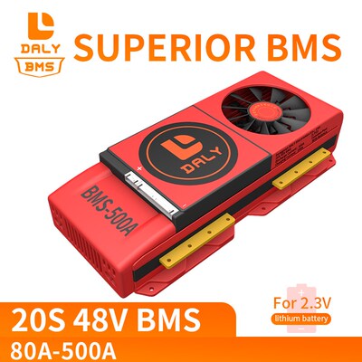 138 Fan LTO battery BMS 20S 48V 80A 100A 150A  to 500A  lith
