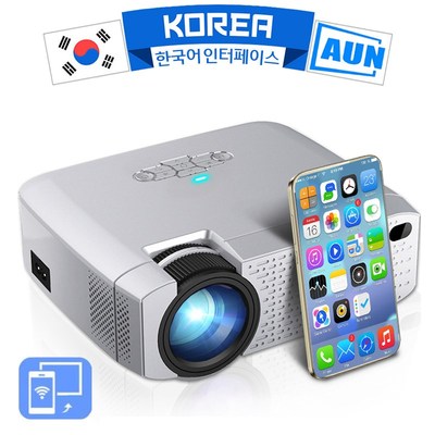 LED Mini Projector D40W,Video Beamer for Home Cinema.1600 Lu