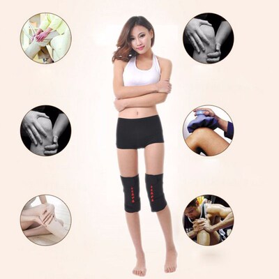 1 pair self heating knee pads magnetic therapy kneepad pain