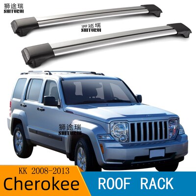 2Pcs Roof bars  JE.EP Cherokee KK 2008-2013 Alunum Alloy Sid