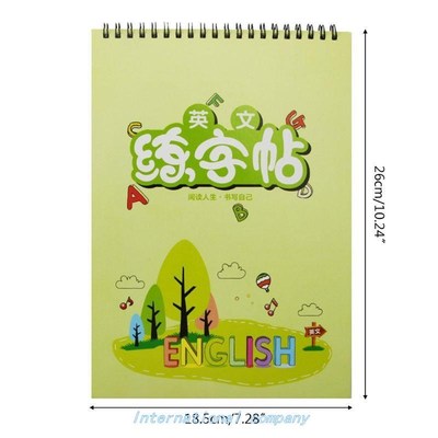 English Alphabet Copybook Calligraphy Groove Handwriting Boo