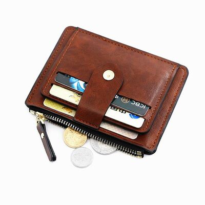 Travel Leather Men Wallets Women Credit Card Holder Cover