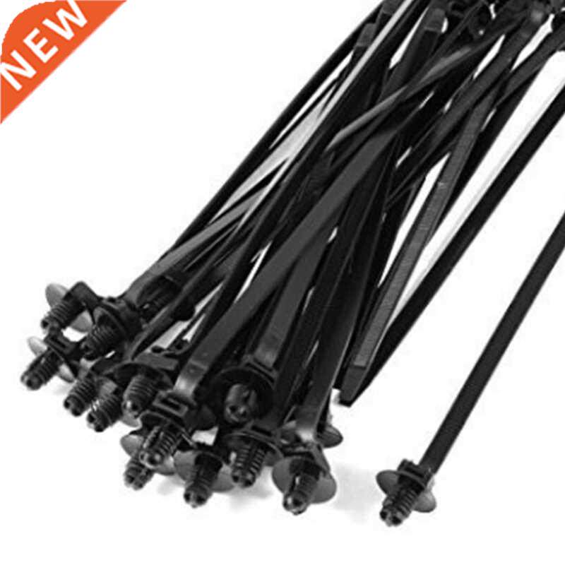Nylon Push Mount Car Dome Cable Zip Tie, 168mm Length, 50_虎窝淘