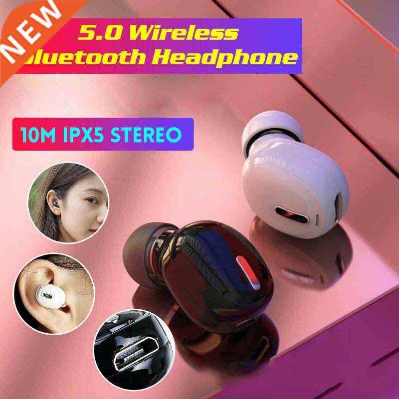 Mini In Ear 5.0 Bluetooth Earphone Hifi Stereo Wireless Hea_虎窝淘