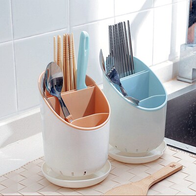 Kitchen Utensil Organizer Drain Rack Creative Chopstick Hold