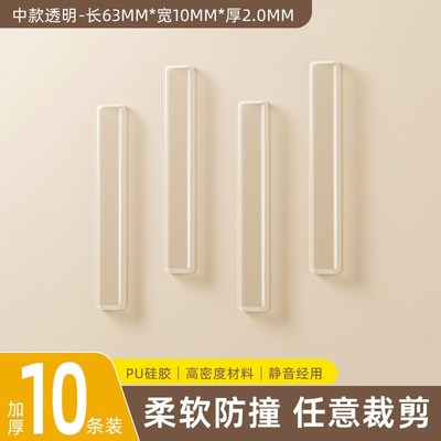 Rubber Transparent Selfadhesive Anticollision Pad for Cabine