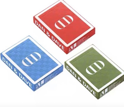 野猪校长Anyone烟与镜A1DD联名红蓝绿棋盘魔术花切收藏潮扑克纸牌