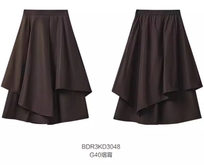 毅播女装商场同款24秋季新款层次感裙裤休闲裤BDR3KD3048三更有梦