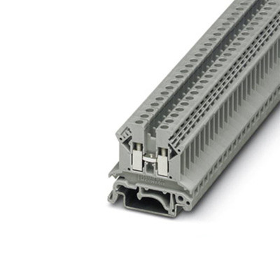 菲尼克斯导轨式UK2.5b电压接线端子排UK-2.5NMM平方不滑丝3001035