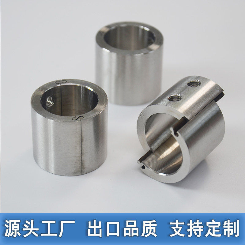 服装展示架正挂件免打孔夹头配件可移动不锈钢固定管夹活动点挂钩