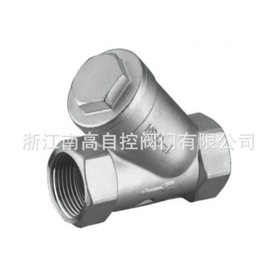 301304不锈钢Y型过滤器内丝扣内螺丝GL11W-16PDN65